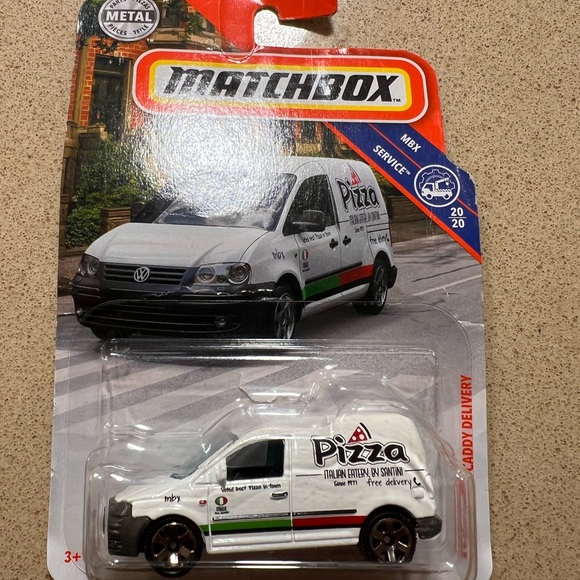 MATCHBOX | Toys | Match Pizza Delivery Van Toy Car White | Poshmark